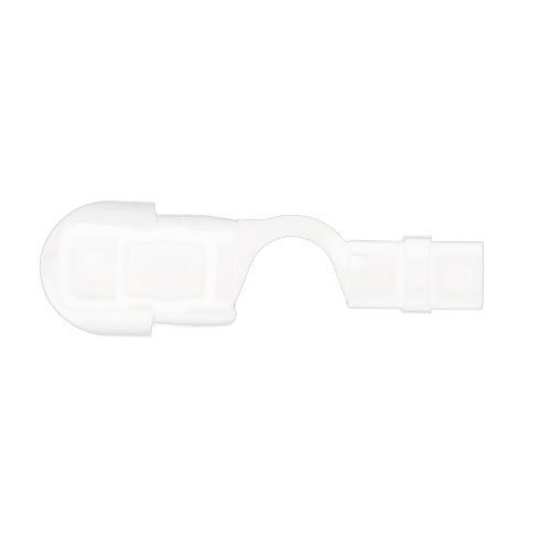White 17.5mm Right Angle Strain Relief Bushings