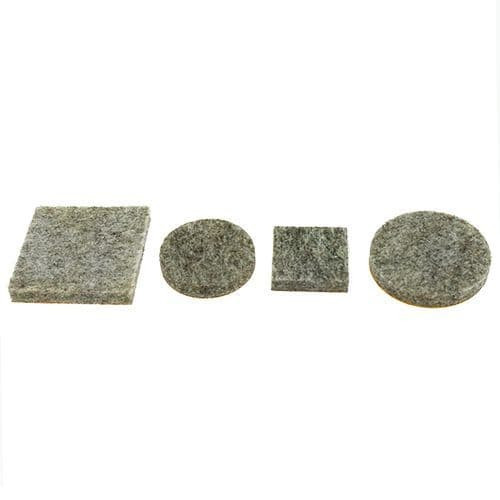 Self Adhesive Felt Pads, Stick On Felt Glides up to 60mm - Vital Parts