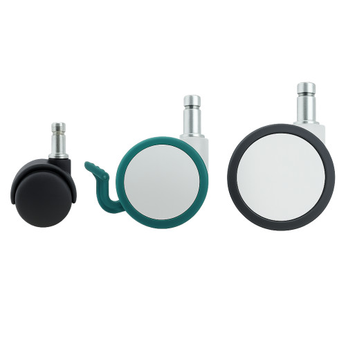 Stem Castors – Braked & Unbraked Push Fit Caster Wheels