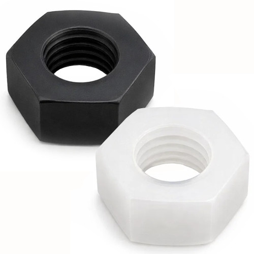 Nylon Hex Nuts – Nylon 66, UL94‑V2 | M2–M16 Sizes