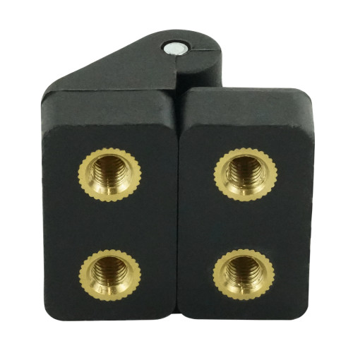Plastic Hinge with Threaded Inserts | Vital Parts