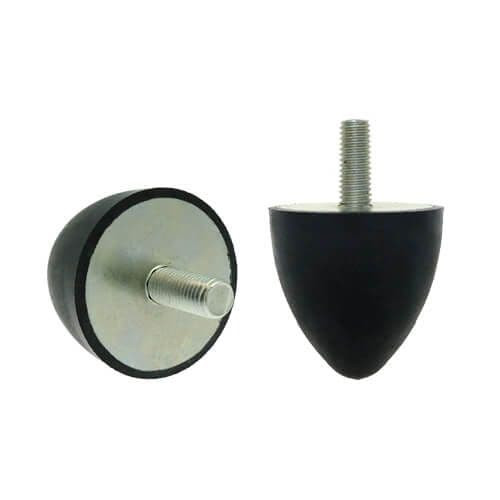 Conical Vibration Buffers, Male Threaded | Vital Parts