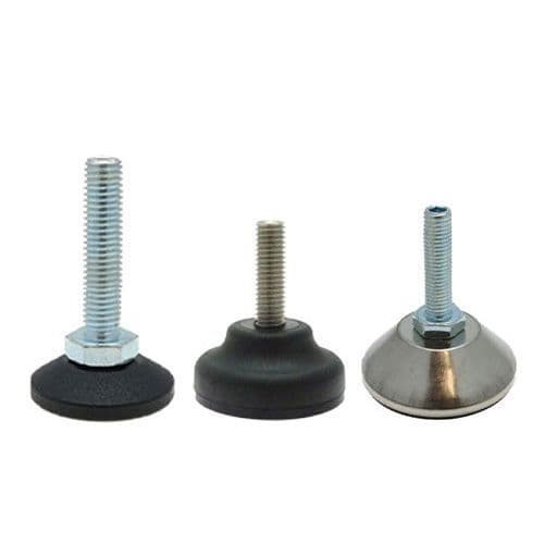 Allen Key Adjustable Feet, Threaded Feet With Allen Key Slot - Vital Parts