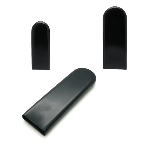Flat PVC Rectangular Caps for Protection & Grip